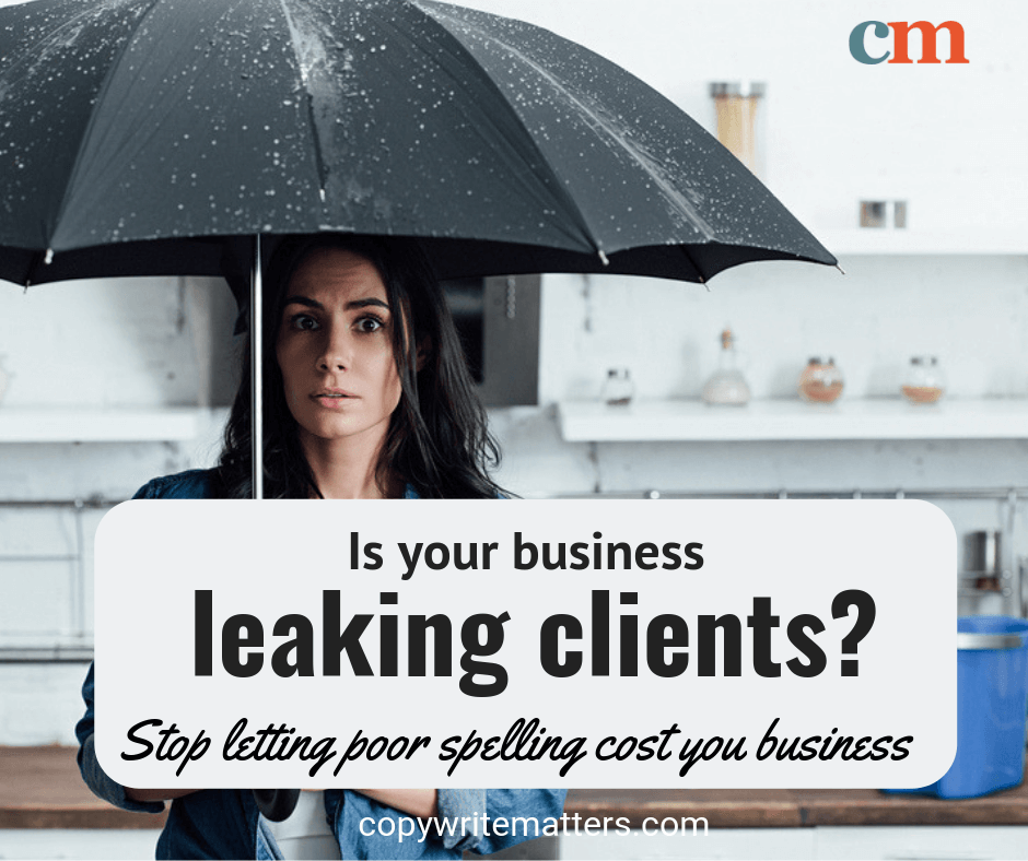 Is poor spelling costing you business? - Copywrite Matters
