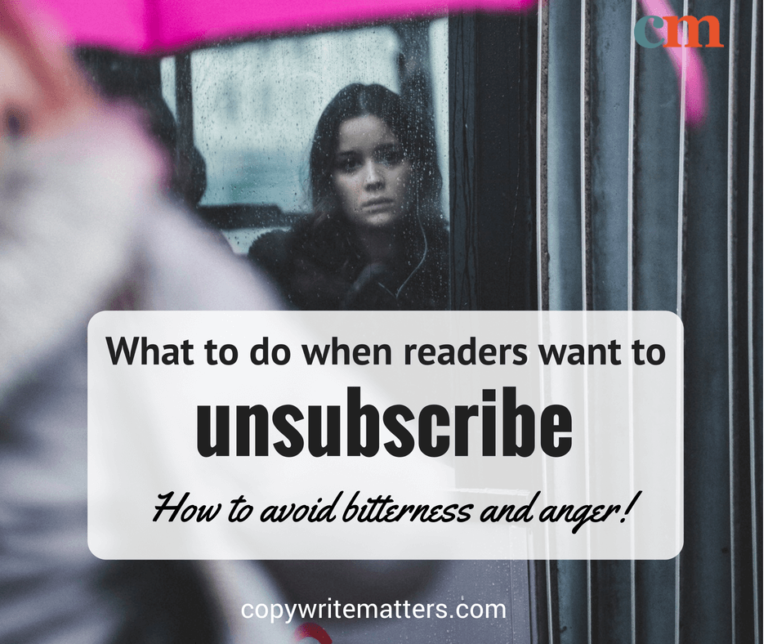 Don't let your unsubscribe process kill your brand (Just let me go!)