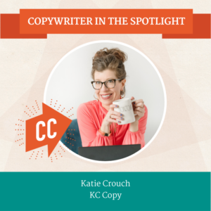 Confident Copywriter in the Spotlight