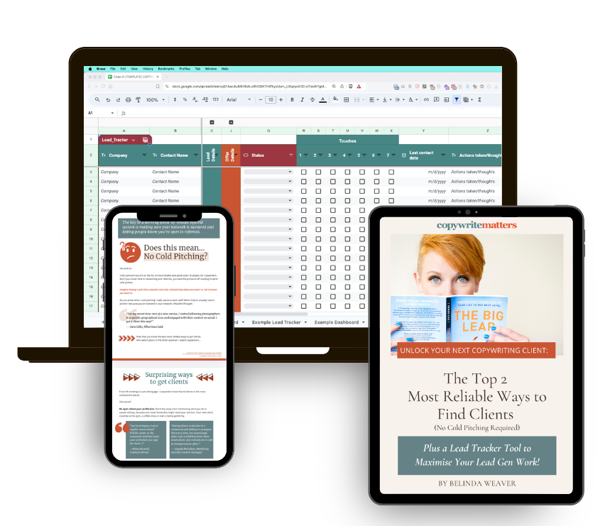 Land your next copywriting client with this free toolkit